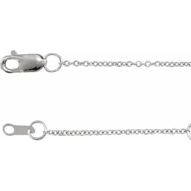 1 mm Cable Chain CH1015:1033:P – Motek Jewelry Design Studio